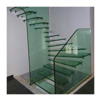 China Scaffold staircase interior glass staircases modern design attic straight staircase for sale