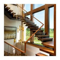 China Reliable quality straight stair for sale durable wood plastic composite stairs for sale