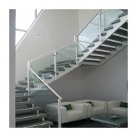 China The best carbon steel straight staircase durable wood stairs for sale