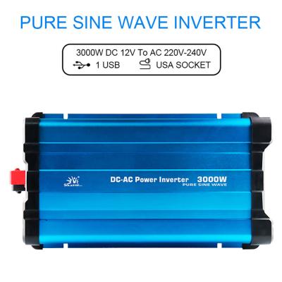 China 3000 Watt Ac Pure Sine Wave Power Inverter For Home 48V To 110V 230V 50Hz for sale