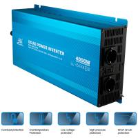 China 54x25.5x10.3CM 4KW Pure Sine Wave Power Inverter Aluminum Material for sale