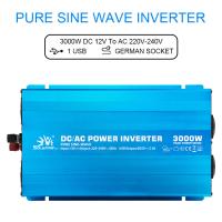 China Intelligent Single Output Pure Sine Wave Power Inverter 3000W For Home for sale