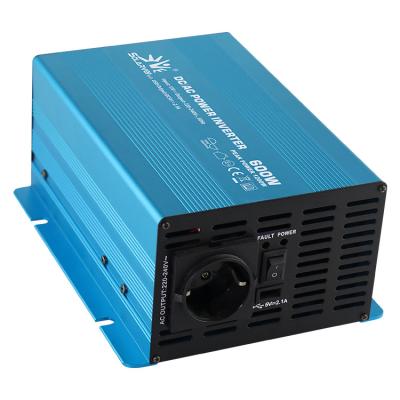 China Aluminum 600W Pure Sine Wave Power Inverter For Off Grid Solar System for sale