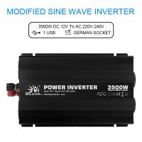 China Square 3500W 220V Modified Sine Wave Power Inverter Single Output for sale