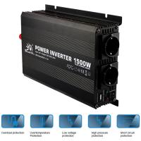 China Solar 1.5KW Black Modified Sine Wave Power Inverter For Home for sale