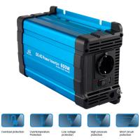 China Off grid 600W dc to ac 12v 24v 110 220v pure sine wave converter for sale