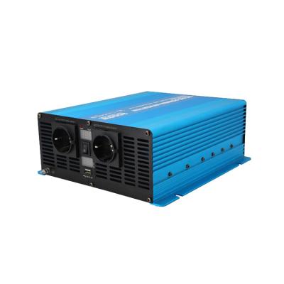China LED Digital Display Portable Pure Sine Wave Inverter Aluminum DC 12V To AC 220V for sale