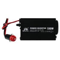 China Portable Aluminum 150w Sine Wave Inverter , Multifunctional Power Inverter For Car for sale