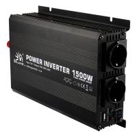 China Solar 1.5KW Black Modified Sine Wave Power Inverter For Home for sale