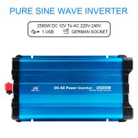 China Solarvertech 12V Pure Sine Wave Power Inverter Single Output 2500 Watt for sale