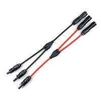 China IP67 Y Branch Solar Panel Connectors 1000V DC Tin Plated Copper Material for sale