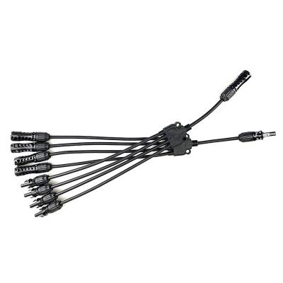 China OEM 2.5mm2 Solar Panel Connectors Y Branch Waterproof Practical for sale