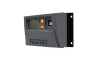 China LCD Graphic PWM Solar Charge Controller 12V Anti Noise with 5V 1A USB for sale