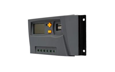 China LCD Graphic PWM Solar Charge Controller 12V Anti Noise with 5V 1A USB for sale