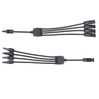 China OEM 2.5mm2 Solar Panel Connectors Y Branch Waterproof Practical for sale