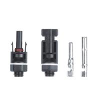 China MC4 Cable IP68 PV Solar Panel Connectors With Male And Female Plug for sale