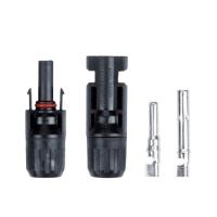 China MC4 Cable IP68 PV Solar Panel Connectors With Male And Female Plug for sale