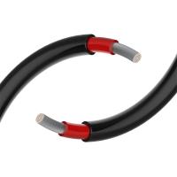 China Multiscene Red Photovoltaic Solar Cable Rainproof Alkaline Resistant for sale