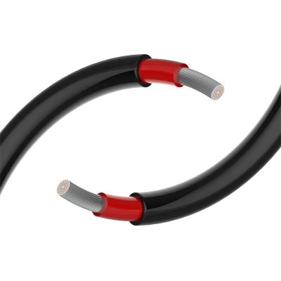 China Multiscene Red Photovoltaic Solar Cable Rainproof Alkaline Resistant for sale