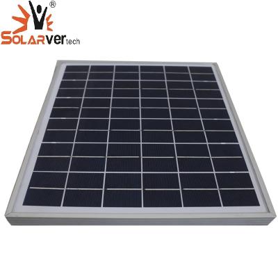 China Silicon 25W 20W 15W Poly Solar Panel 18V For Small Lighting System for sale