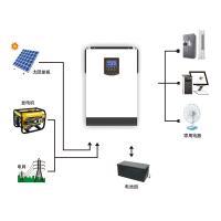 China 50Hz/60Hz Solar Panel Hybrid Inverter , LCD Pure Sine Wave Hybrid Inverter for sale