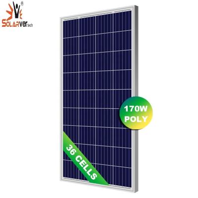 China 36 Cells 170w Portable  Solar Power Panel With Aluminium Alloy Frame for sale