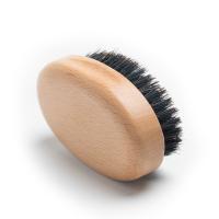 China Abeis Beechwood Handle Mens Beard Brush Beard Grooming Products For Men for sale