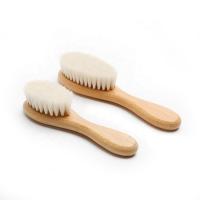 China Customized Wood Baby Brush Set With Soft Bristles Natural Goat Hair 4Pcs for sale