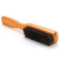 China Men's Beard Grooming Set with Black Beard Brush and Comb Made of Natural Boar Bristle for sale