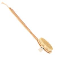China Bristle Sisal Custom Logo Wooden Shower Brush  For Exfoliation And Skin Care for sale