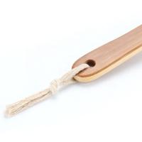 China Bristle Sisal Custom Logo Wooden Shower Brush  For Exfoliation And Skin Care for sale