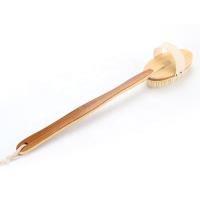 China Bristle Sisal Custom Logo Wooden Shower Brush  For Exfoliation And Skin Care for sale