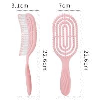 China Hair Styling Candy Color Plastic Hair Comb Hair Beauty Brush 24*8cm for sale
