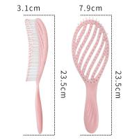 China Hair Styling Candy Color Plastic Hair Comb Hair Beauty Brush 24*8cm for sale