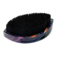 China OEM Water Sticker Soft Medium 360 Wave Brush Mens Boar Bristle Hair Brush for sale