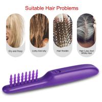 China Hassle Free Hair Care Brush With Electric Detangling Brush And Horn Handle for sale