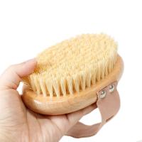 China Exfoliating  Body Bath Dry Brush Kit Wooden Scrub Bath Spa Massage for sale