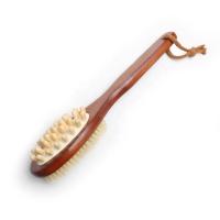 China Beech Wood Sisal Bristles Exfoliating Dry Brush For Dry Skin Cleansing for sale