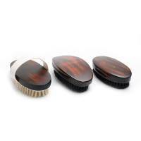 China Wood Handle 100% Boar Bristle Beard Brush The Perfect Addition to Your Grooming Routine for sale