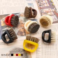 China Fade Brush Boar Bristle Finger Beard Brush for Men's Grooming Shaving for sale