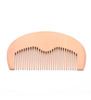 China 73g Light Weight Wood Beard Comb Customized Pocket Beard Comb for sale