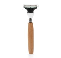 China Bristle Beard Soap Brush 3 In 1 Customer Logo Beard Shaver Kit for sale