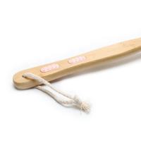 China Abeis Sisal Vegan Fiber Boar Bristle Dry Brushing Bath Brush for Exfoliation and Massage for sale