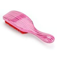China Customized Logo Abeis Long Handle 100% Boar Bristle Curved Men'S Wave Brush 360 With Vent for sale