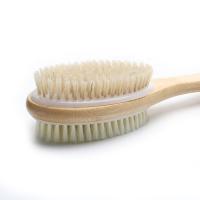 China Abeis Sisal Vegan Fiber Boar Bristle Dry Brushing Bath Brush for Exfoliation and Massage for sale
