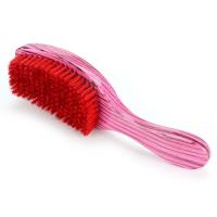 China Customized Logo Abeis Long Handle 100% Boar Bristle Curved Men'S Wave Brush 360 With Vent for sale