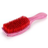 China Customized Logo Abeis Long Handle 100% Boar Bristle Curved Men'S Wave Brush 360 With Vent for sale