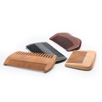 China Natural Pear Wooden Hair Comb Hair Care Tools Double Sided Home Use for sale