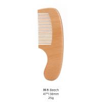 China Natural Pear Wooden Hair Comb Hair Care Tools Double Sided Home Use for sale
