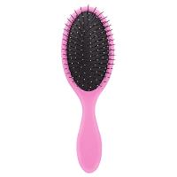 China Plastic Handle Hair Paddle Brush Wet And Dry Message Detangling Hair Brush for sale